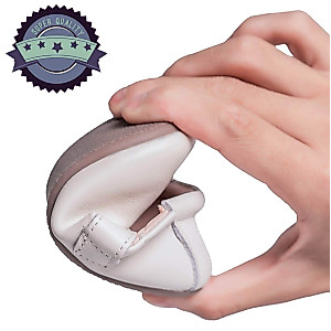 Mowoii Genuine Leather Baby Shoes for Girls Boys Infant Toddler Mary Jane Walking Shoes Prewalker Princess Wedding Dress Shoes Ballet Flats，Beige 12-18 Months