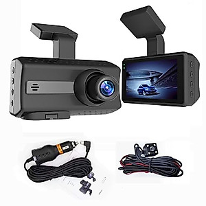 1080P Car Dash Cam with WiFi - Capture Clear and Detailed Footage, Front + Rear Car Dash Cam - Complete Coverage and Connectivity, Car Dash Cam with IPS Screen - Convenient Viewing and WiFi Access