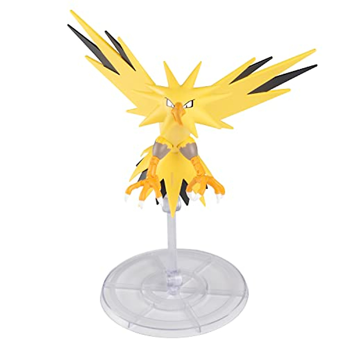 Pokémon 6" Zapdos Articulated Battle Figure Toy with Display Stand - Officially Licensed - Collectible Pokemon Gift for Kids and Adults - Ages 8+