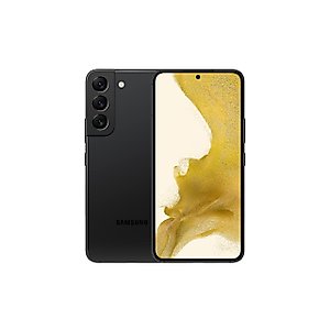 SAMSUNG Galaxy S22 Cell Phone, Factory Unlocked Android Smartphone, 256GB, 8K Camera & Video, Brightest Display Screen, Long Battery Life, Fast 4nm Processor, US Version, Phantom Black
