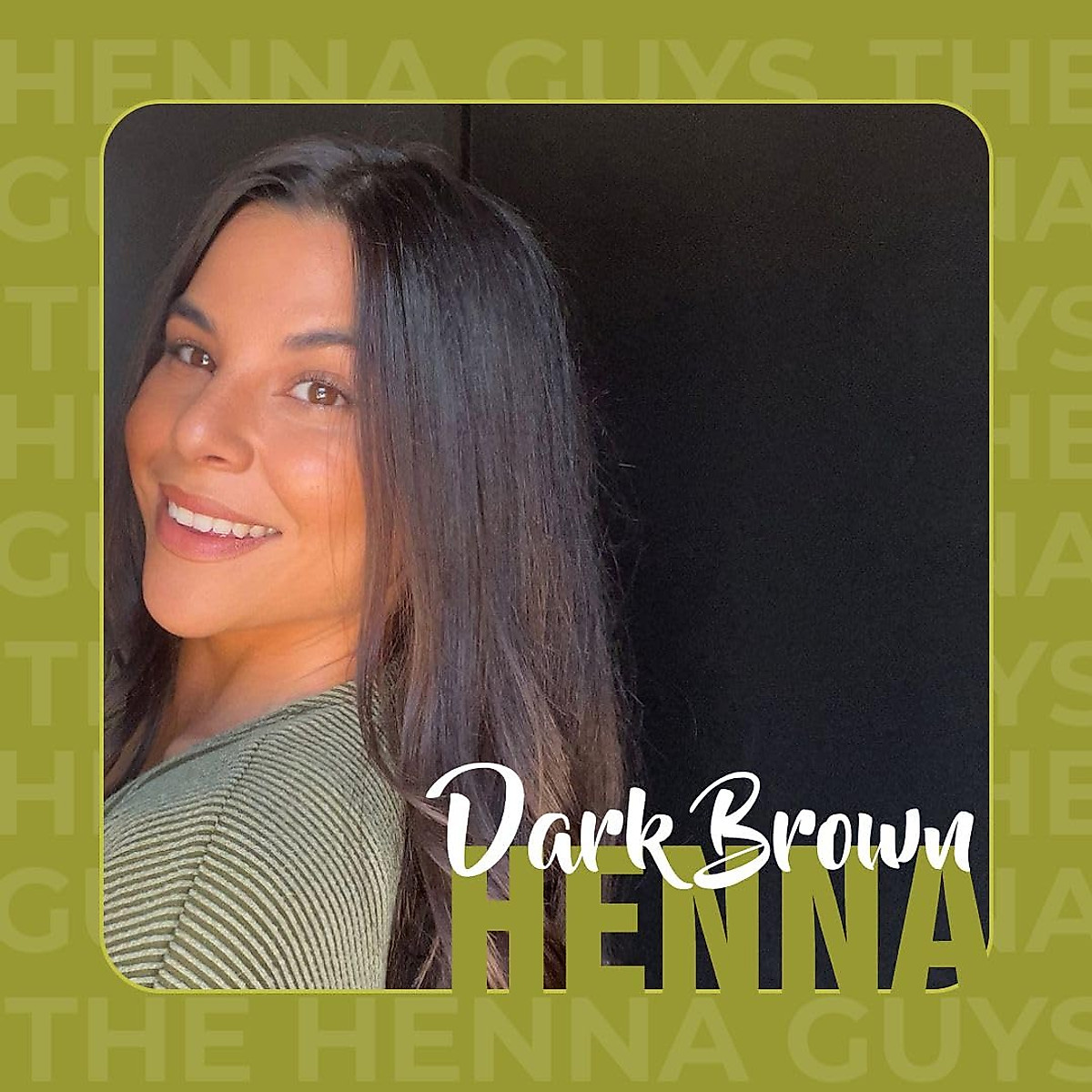 1 Pack Of Dark Brown Henna Hair & Beard Color/Dye 150 Grams - Natural Hair Color, Plant-based Hair Dye - The Henna Guys