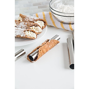Fox Run Cannoli Forms, Tin-Plated Steel, Set of 4