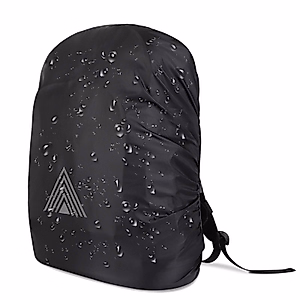 Waterproof Backpack Rain Cover(15-75L),Portable Anti Slip Rain Cover for Backpack,Cross Buckle Straps,Outdoor Anti-tear Backpack Raincover for Camping Hiking Biking Hunting Traveling (M(40-50L))