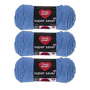 Red Heart Super Saver Yarn (3-Pack) Light Periwinkle E300-347