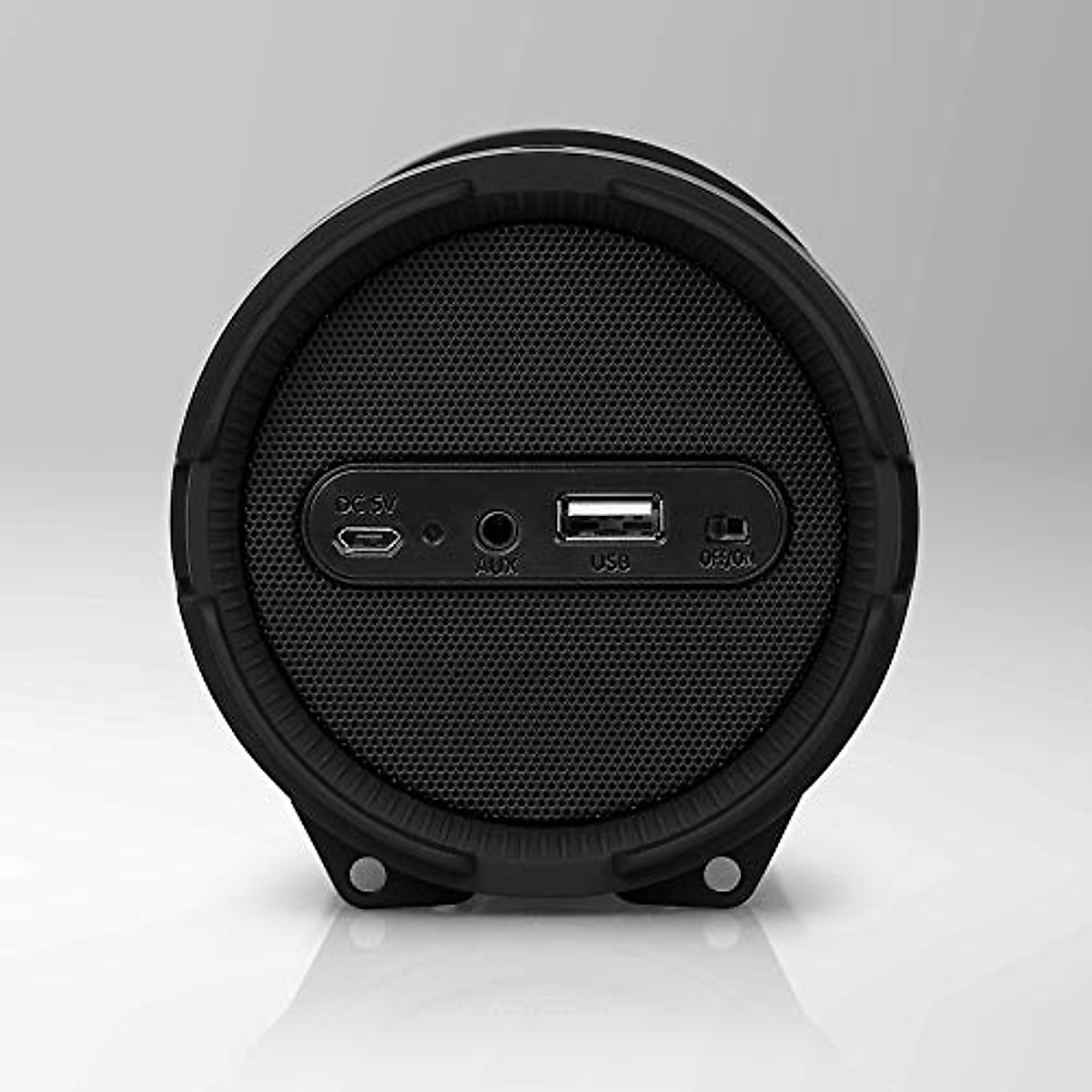 Pyle Surround Portable Boombox Wireless Home Speaker Stereo System, Built-in Rechargeable Battery, MP3/USB/FM Radio with Auto-Tuning, Aux Input Jack for External Audio. (PBMSPG6) Black
