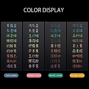 Morandi Colored Gel Ink Pens Retractable 0.5mm Fine Point Assorted Colors for Bullet Journal/To Do List/Making Notes/Art Painting, Pack of 9 (Nordic Style)