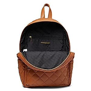 Steve Madden Mia Quilted Backpack Cognac One Size