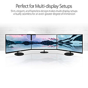 ASUS VL279HE 27” Eye Care Monitor, 1080P Full HD (1920 x 1080), IPS, 75Hz, Adaptive-Sync, FreeSync, HDMI D-Sub, Frameless, Slim, Wall Mountable, Flicker Free and Blue Light Filter,BLACK (Renewed)