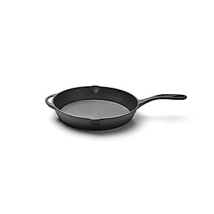 Barebones 12-Inch Cast Iron Skillet - Non Stick Frying Pans - Camping Skillet