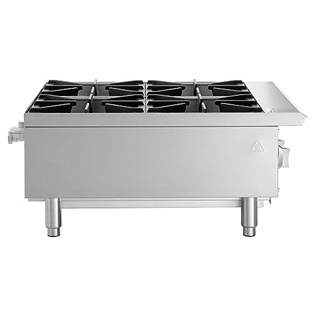 Kratos 29Y-071 4-Burner Gas Hot Plate, 24"W, Natural Gas, Field Convertible to LP