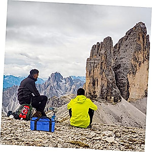 ULTECHNOVO Insulated Bag Beverage Container Food Container Large Shopping Bags Collapsible Basket Foldable Picnic Basket Insulated Basket Blue Pizza Delivery Bag Portable Lunch Cooler Bag