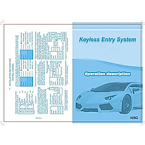 Keyless Entry car, Aiuphing Universal Remote Door Lock kit,Car Remote Central Locking Kit,Vehicle Door Lock Anti-Theft System with 2 Remote Controllers