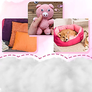 Woanger 1000g/ 35oz Polyfill Stuffing Polyester Fiber Filling Stuffings Pillow Couch Stuffed High Resilience Fiber for Cushion Small Dolls Crafts Comforter DIY Padding Quilts