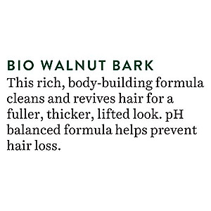 Biotique Bio Walnut Bark Volumizing Shampoo For Fine & Thinning Hair 120 ml/ 4.05 Oz. I Makes Hair Healthy, Silky, Shiny And Pure Natural Black I Musk Root Soap Nut And Black Malya Flowers