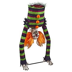 Spirit Halloween 4.2 Ft Poor George Animatronic | Decorations | Animated | Flipping Torso Motions | Plays Sounds