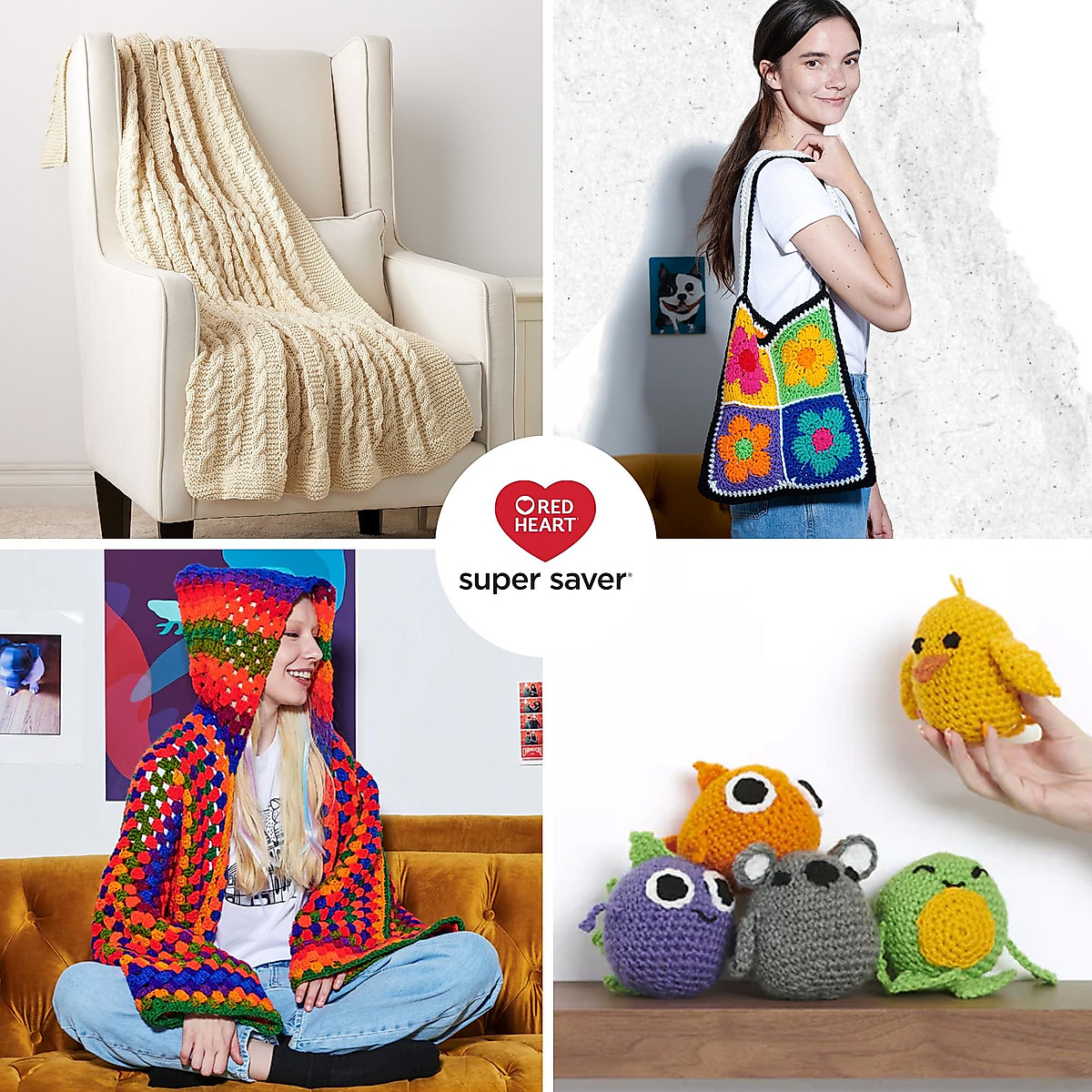 Red Heart Super Saver Light Sage Yarn - 3 Pack of 198g/7oz - Acrylic - 4 Medium (Worsted) - 364 Yards - Knitting/Crochet