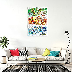 Pokemon - TV Show/Gaming Poster (First Partners) (Size: 24" x 36")