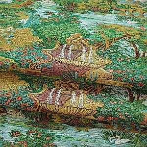 XMTXZYM 2 Meter Yarn Dyed Jacquard Fabric Women's Dress Curtain Carpet Making Thick Fabric