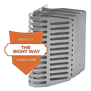 Rid-O-Mice Stainless Steel Brick Weep Hole Covers (60, 2.75 Inch) Stops and Keeps Out Mice, Wasps, Bees, Lizards, Snakes, Scorpions and Many Insects.