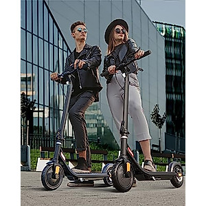 Atomi Electric Scooter E20, 500W Motor Electric Scooter with 19 Miles Long Range, 15.6 Mph Speed, Portable Folding Commuting Scooter for Adults with Double Braking System and Smart App