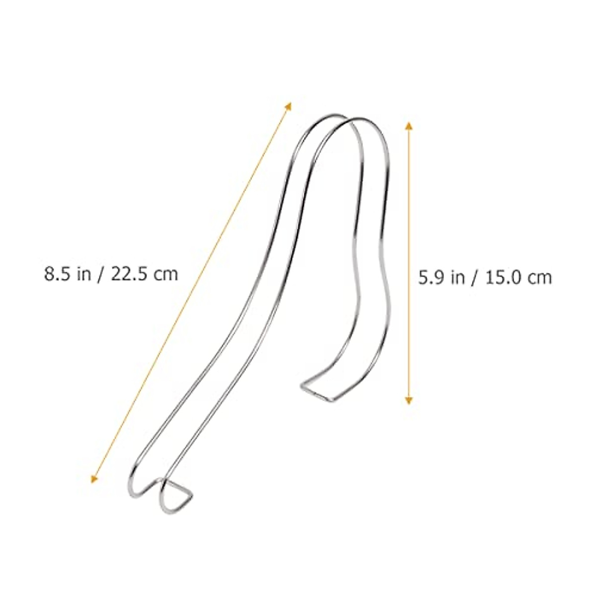 ULTECHNOVO 8pcs Steel Storage Shoes Sandal Display, Silver Boot Shaper Insert Display Hig Organizers Racks, High Stands Stainless Shop Womens Store Supports Shoe Forms: Inserts Showcase