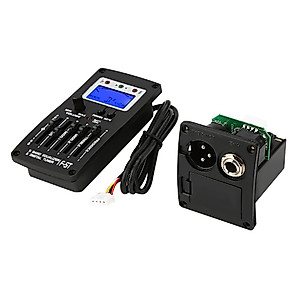 F-5T 5Band Equalizer Digital Tuner Pickup for Electric Acoustic Classic Guitar
