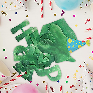 Dinosaur Happy Birthday Banner - Dinosaur Birthday Party Sign Decorations for Boys Kids Dino Theme Party Supplies