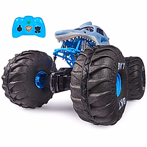 Monster Jam, Official Mega Megalodon All-Terrain Remote Control Monster Truck for Boys and Girls, 1:6 Scale, Kids Toys for Ages 4-6+