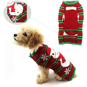 SHIAOMIN Dog Snowman Sweaters Xmas Dog Holiday Costume Year Christmas Clothes Pet Hoodies Small Dog Cat(X-Small)
