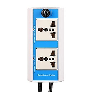 Fdit Digital Water Quality Meter, Automatic Storage Wide Applications Water Quality Monitoring Kit High Accuracy for Water Source (US Plug 110V)