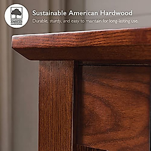 Leick Boulder Creek Mission Laptop/Writing Desk, Mission Oak, FURNITURE (82400)