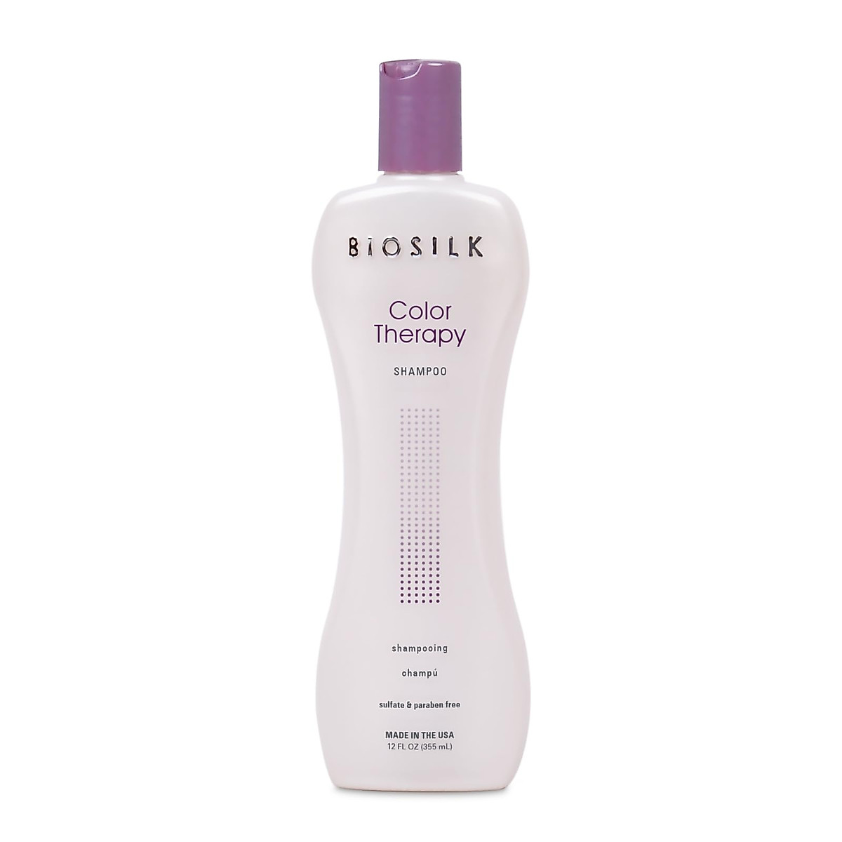 BioSilk Color Therapy Shampoo, Gently Cleanses Without Stripping Hair Color, Color Protection While Cleansing, Sulfate, Paraben & Cruelty-Free, 12 Oz