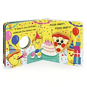 Pizza Party! Finger Puppet Board Book for Little Pizza Lovers, Ages 1-4 (Children's Interactive Finger Puppet Board Book)