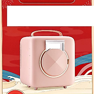 HESNDxbx Mini Fridge Mini Fridge Cosmetic 9L Small Skincare Fridge Home Portable Mini Refrigerator Energy Saving Small Refrigerator Single Door