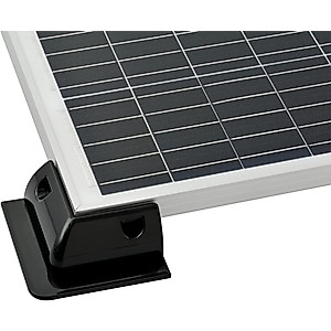 Spartan Power ABS Drill Free Solar Panel Mount 4 Piece (Black) Great for RV's, Vans, Trailers, Buses, Skoolies, Boats