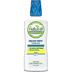 The Natural Dentist Healthy Teeth Anti-Cavity Fluoride Rinse Fresh Mint 16.90 oz (Pack of 2)2