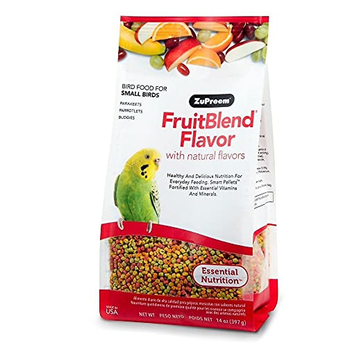 Zupreem Fruitblend Small Keet Food, 14-Ounce