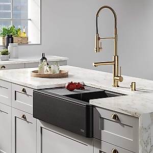 KRAUS Dishwasher Air Gap in Brushed Brass, KAG-2BB