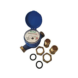 DAE AS200U-75 Water Meter, 3/4" NPT Couplings, Measuring in Gallons