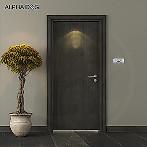 ALPHA DOG ADA SIGNS - Employees Only Sign with Braille for Your Business, 4x8 Inch, ADA Compliant, Indoor or Outdoor, Easy Installation, Made in the USA, Brushed Metal