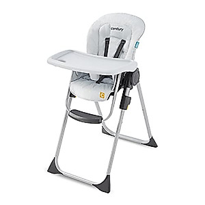 Century Snack On Folding High Chair – Features Compact, Self-Standing Fold, Metro