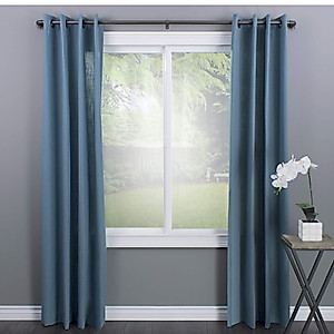 Decopolitan Industrial Wrap Around Telescoping Curtain Rod Set, 72-144", Bronze