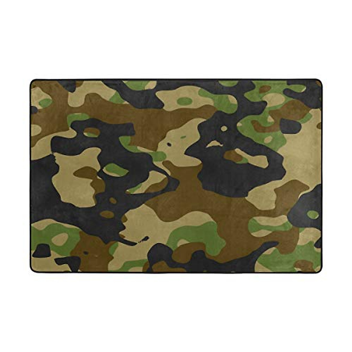 ALAZA Camouflage Military Style Area Rug Rugs for Living Room Bedroom 3'x2'