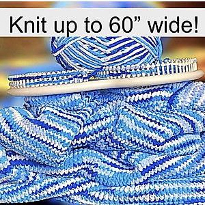 Authentic Knitting Board KB8000 Afghan knitting loom