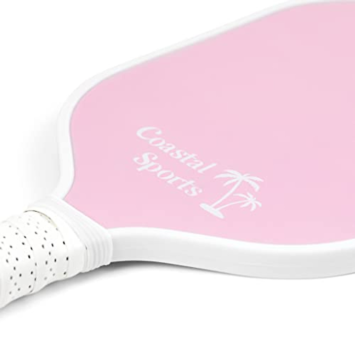 Coastal Sports Pickleball Paddle | USAPA Approved | Graphite Face & Honeycomb Polymer Core | Premium Grip | Lightweight (Pink)