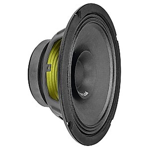 PRV AUDIO 8FR250 8 Inch Full Range Speaker, 8 Ohms, 250 Watts Continuous Program Power, 125 Watts RMS Power, 93.5 dB, Full-Range Driver Loudspeaker for Pro Audio Systems (Single)