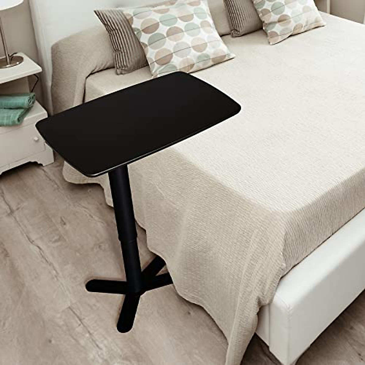 28 Inch Height Adjustable Standing Desk, Utureal Pneumatic Writing Computer Desk for Small Spaces, Ergonomic Lectern Podium with Steady Claw Base, Sit Stand Workstation for School, Home, Office |Black