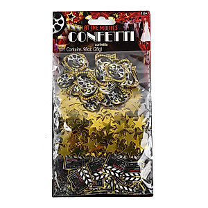 TG,LLC Treasure Gurus Movie Reel Clapboard Hollywood Star Table Confetti Cast Party Decor Birthday Supply
