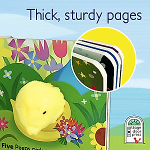 One, Two, PEEP! Peeps Finger Puppet Board Book Easter Basket Gifts or Stuffer Ages 0-3