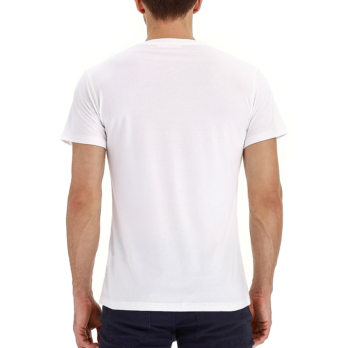 NITAGUT Mens Fashion Casual Front Placket Basic Short Sleeve Henley T-Shirts (2XL, 02 White)